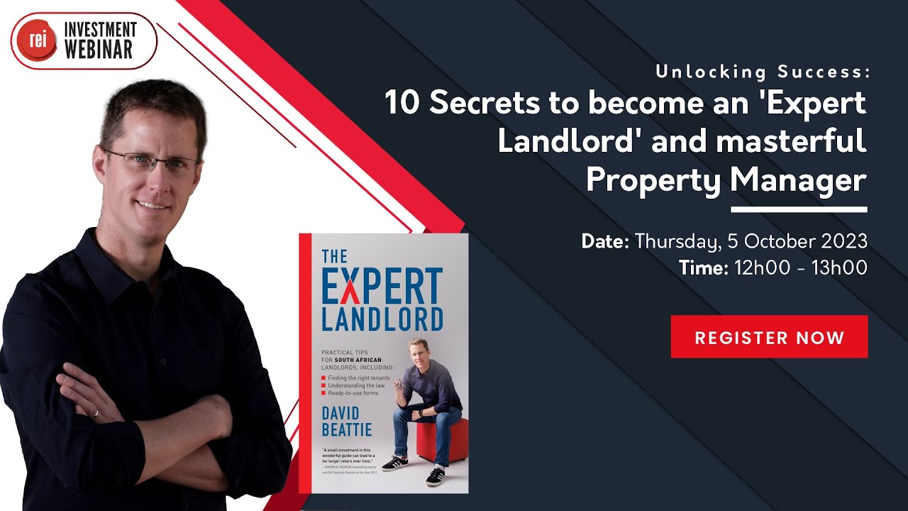 10 Secrets to become an 'Expert Landlord' - David Beattie | Webinar ...