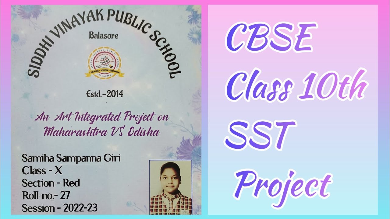 Class 10 SST project on MAHARASTRA vs ODISHA - YouTube