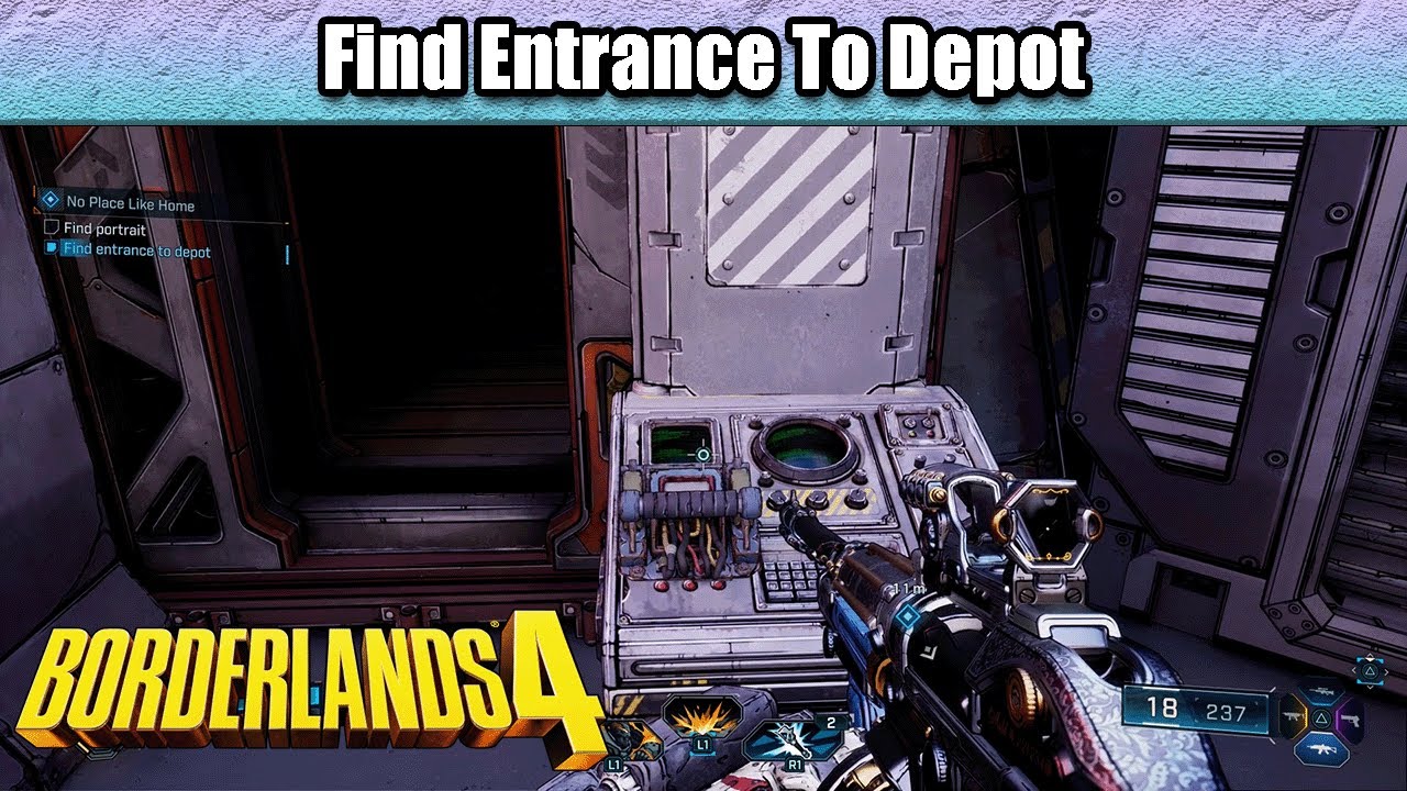 Find entrance to depot - No Place Like Home | Borderlands 4 - YouTube