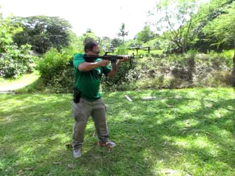 Baby Armalite Full Auto - YouTube