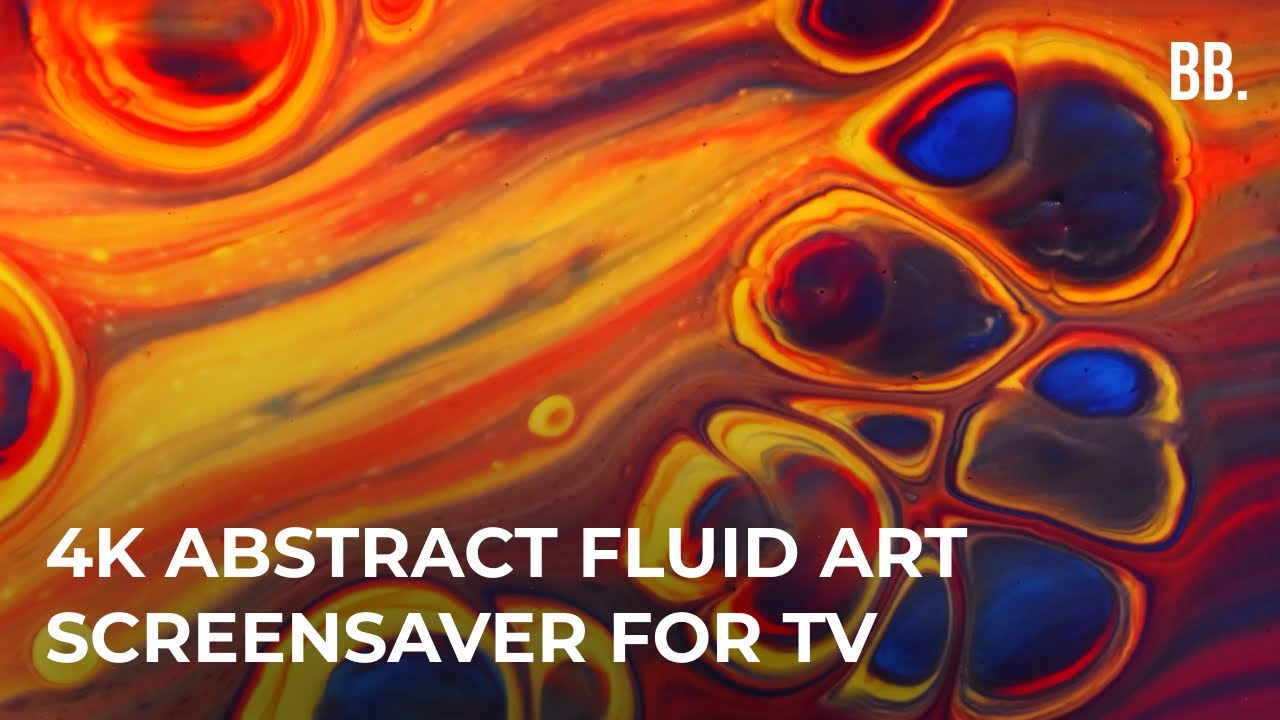 Red Fluid Art Abstract Liquid Background — 4K UHD Abstract Liquid ...