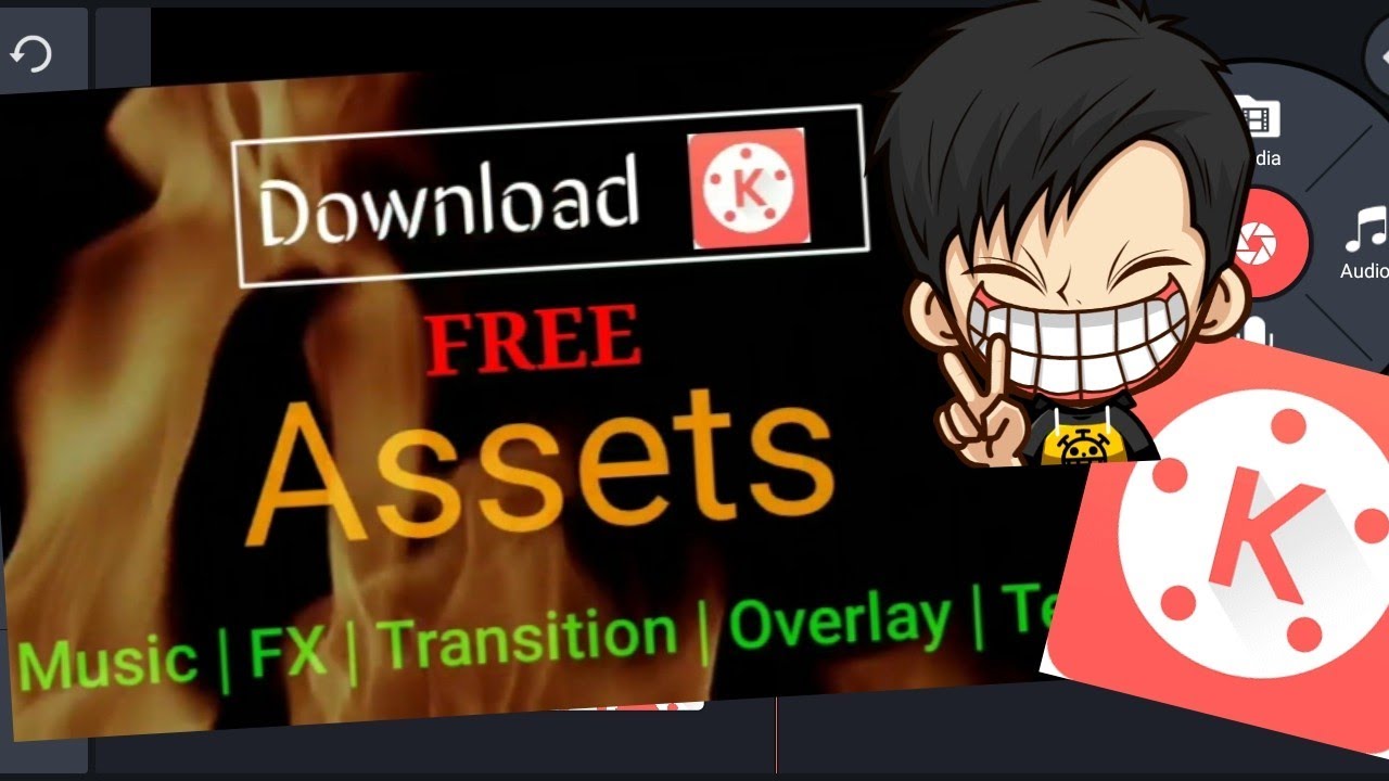 HOW TO DOWNLOAD FREE KINEMASTER ASSETS | MUSIC TRANSITION OVERLAY - YouTube