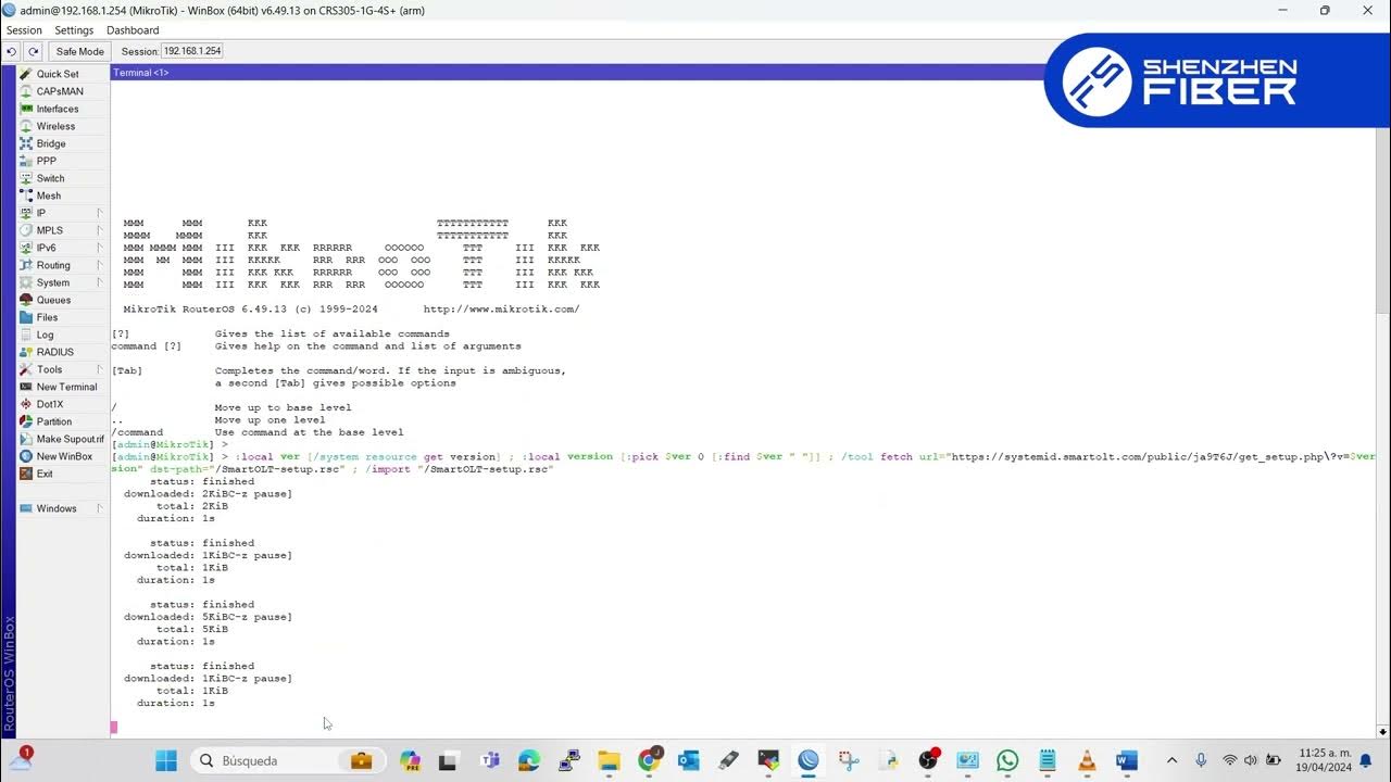 CONFIGURACIÓN DE MIKROTIK con SAMRT OLT - YouTube