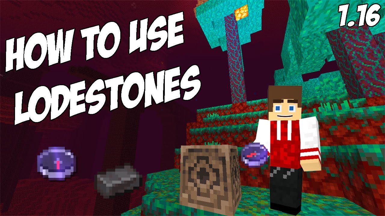 Minecraft 1.16 How to use Lodestone Blocks - YouTube