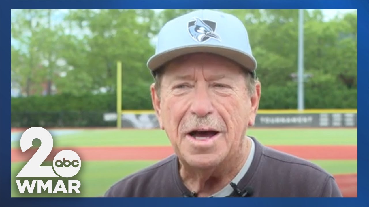 Johns Hopkins coach Bob Babb's final home series - YouTube