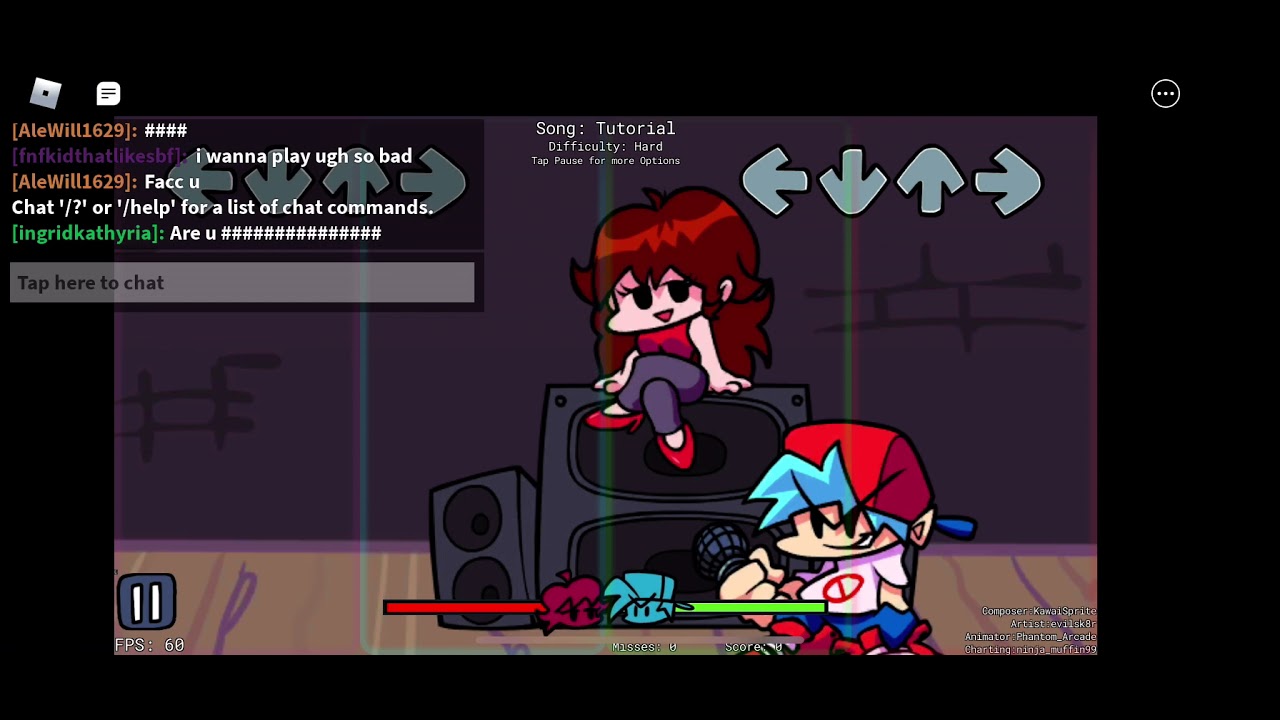 Fnf tutorial hard mode + B side - YouTube