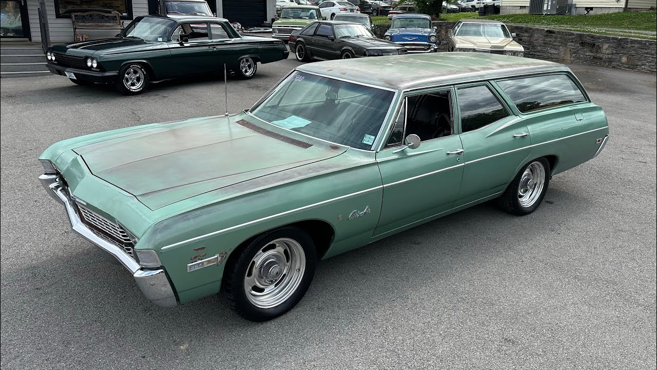 Test Drive 1968 Chevrolet Bel Air Wagon 327 SOLD $15,900 Maple Motors ...