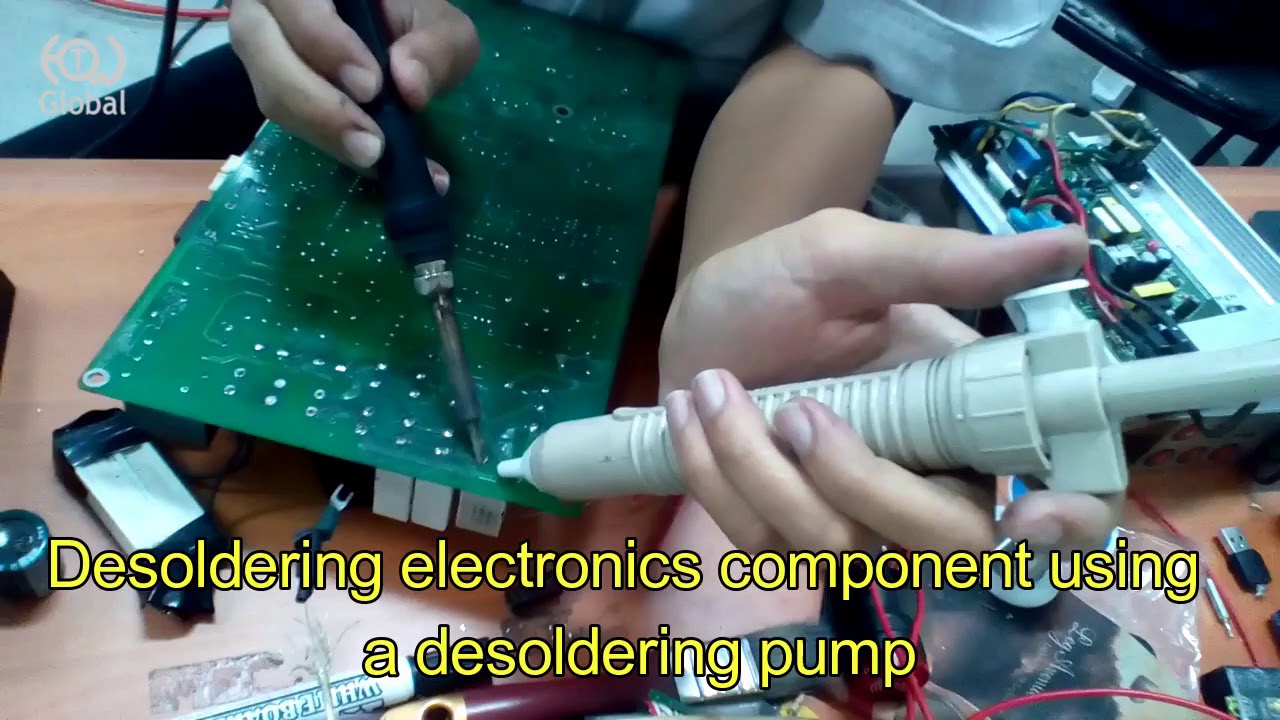 How to Desolder SMD and non SMD Components - YouTube