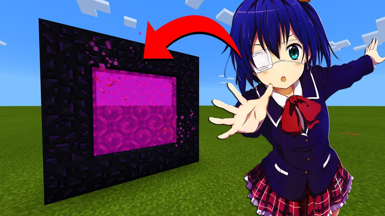 How To Make A Portal To The Anime Dimension in Minecraft! - YouTube