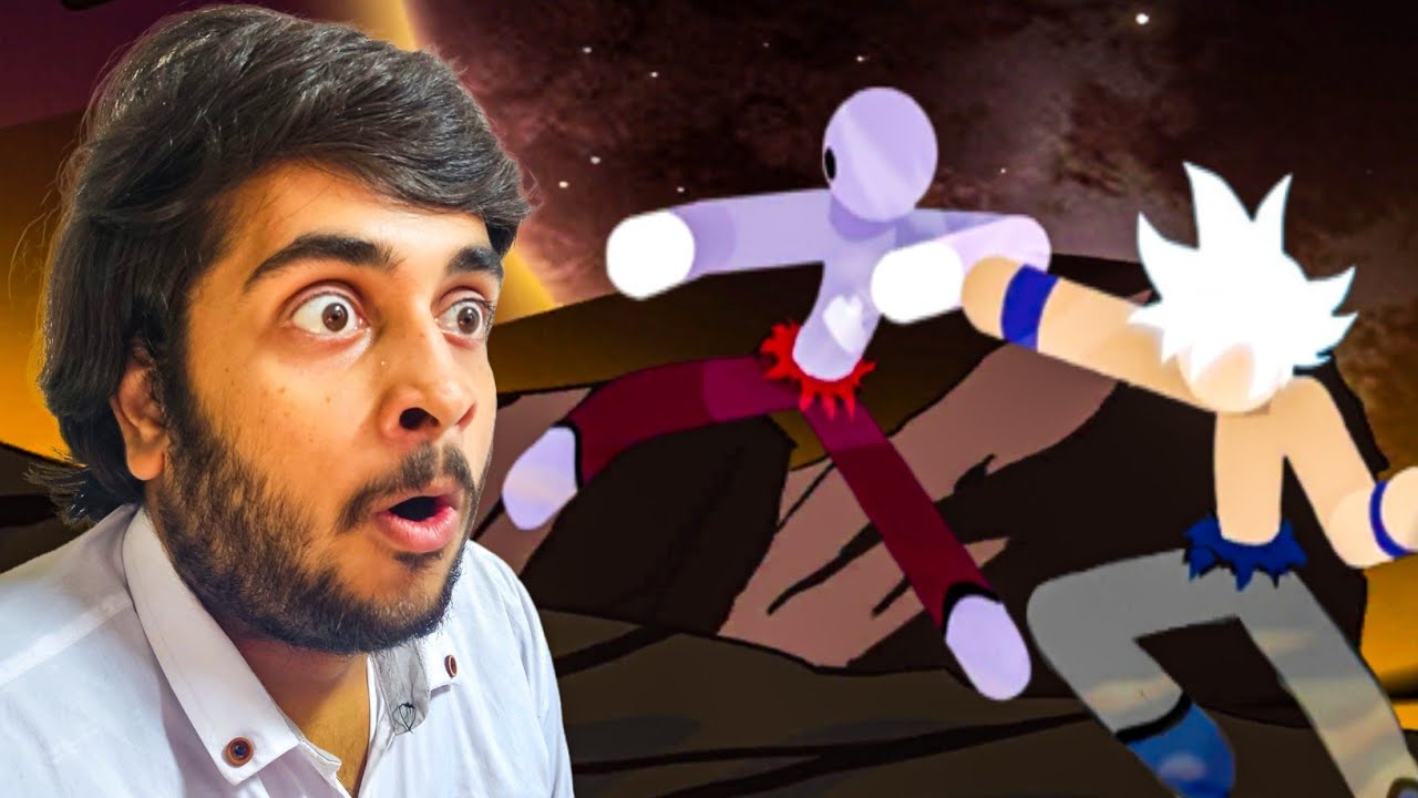 Stickman Warriors: Goku MUI Full Power Vs Jiren Full Power - YouTube