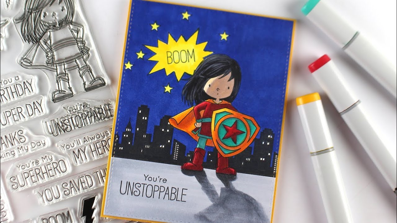 You're Unstoppable: Copic Coloring with Sandy Allnock - YouTube