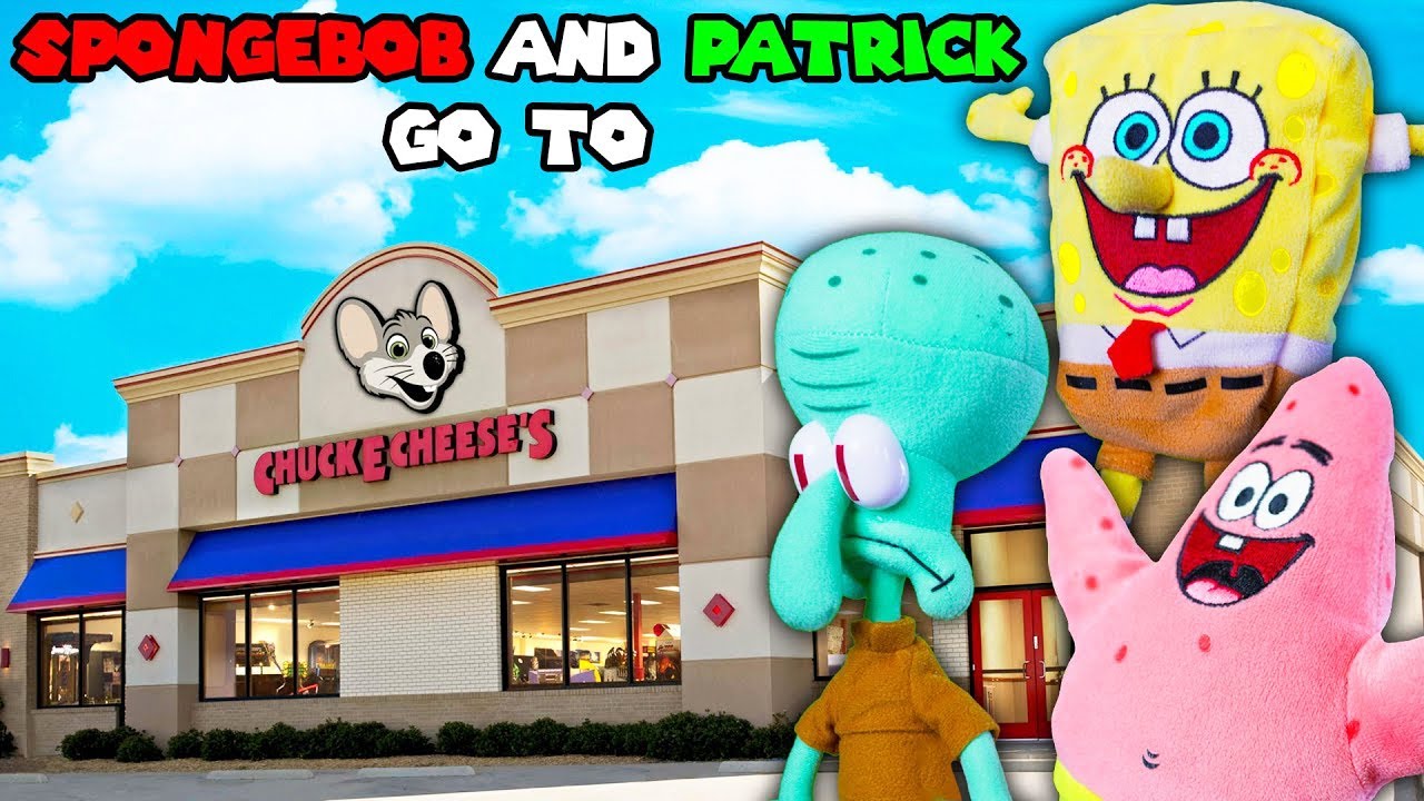 Spongebob Goes To Chuck E Cheese! - Spongebob Plush - YouTube