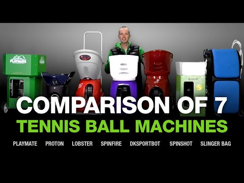 Comparing & Reviewing 7 Tennis Ball Machines - Spinfire, Lobster, Proton & more