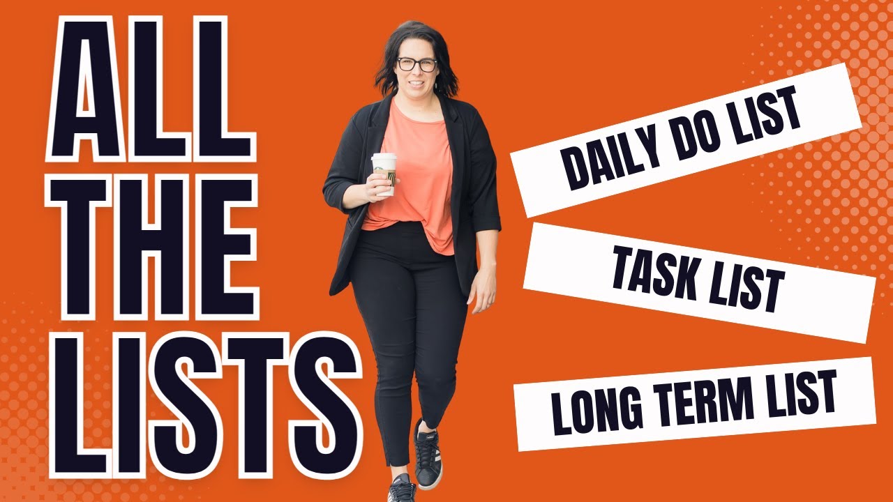 All The Lists - Daily Do List, Task List, Long Term List [Managing ...