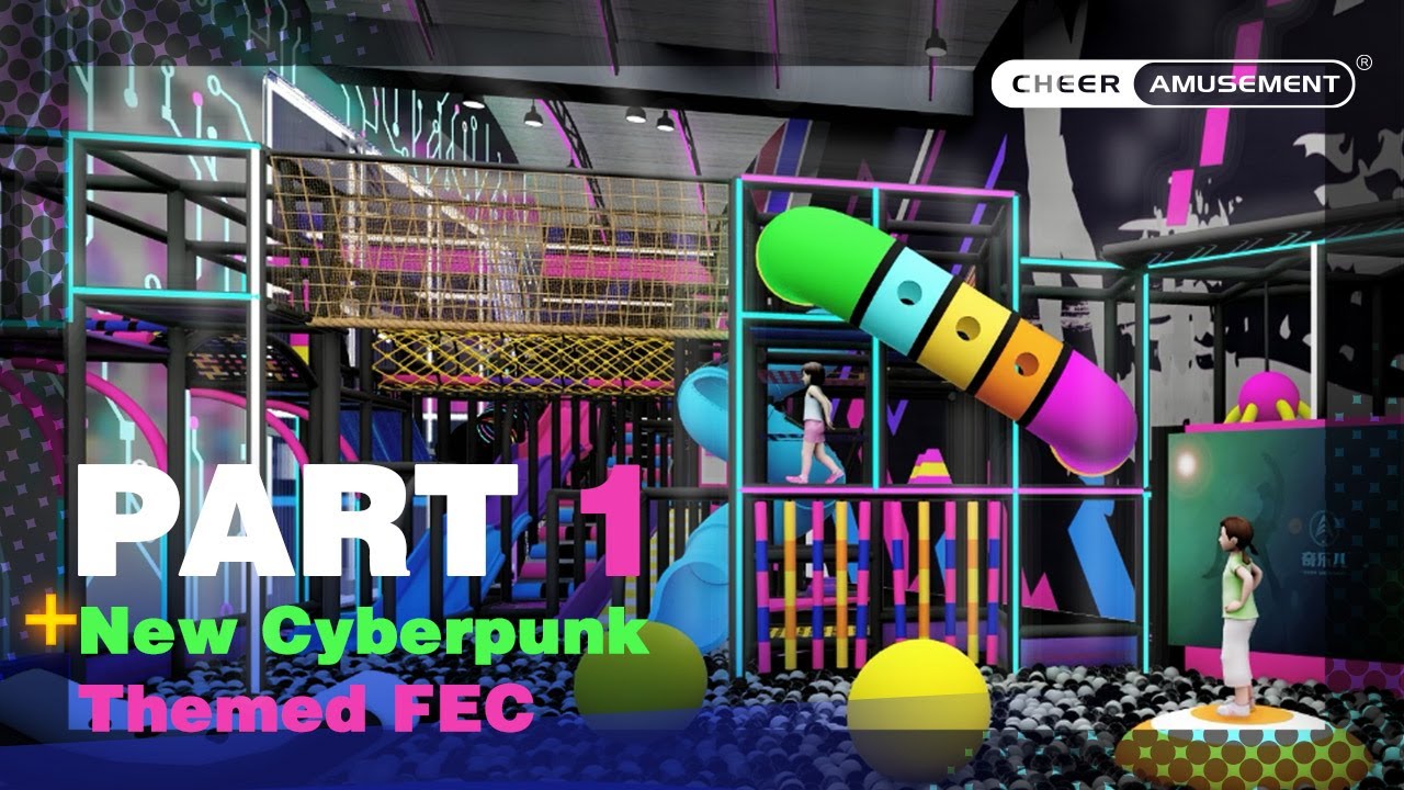 New Cyberpunk Themed FEC | Cheer Amusement® - YouTube