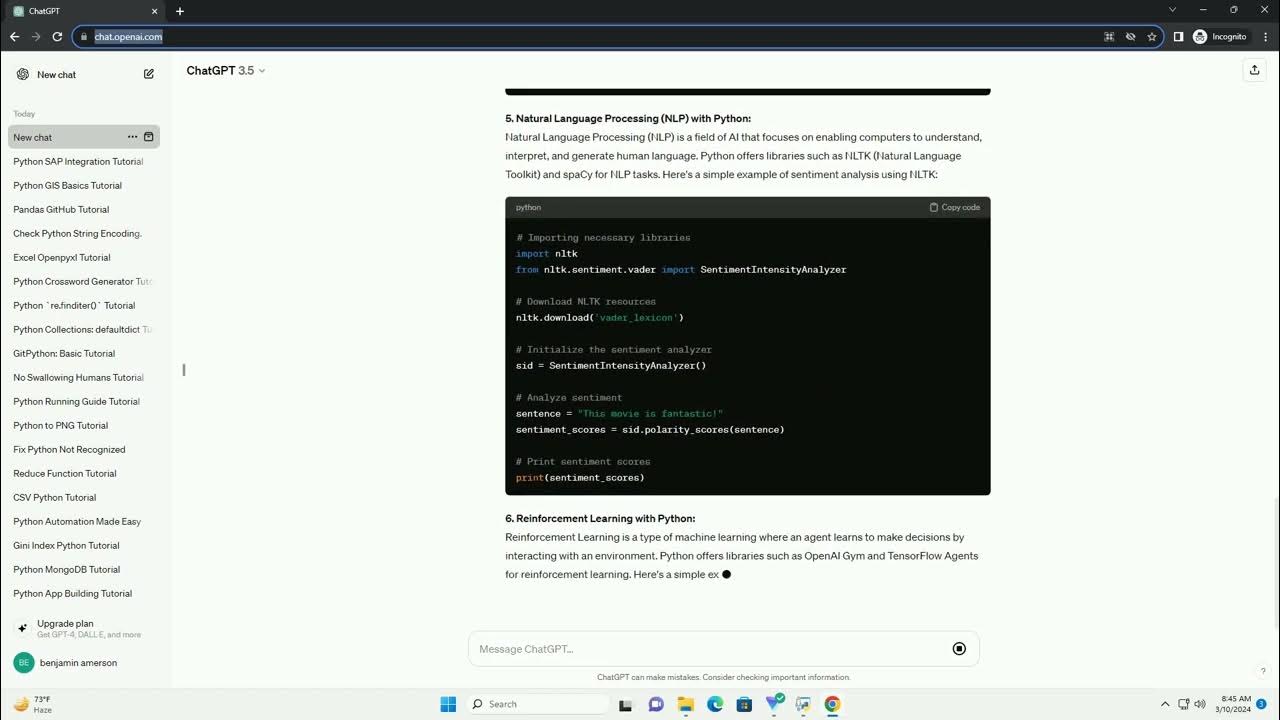 ai programming with python free - YouTube