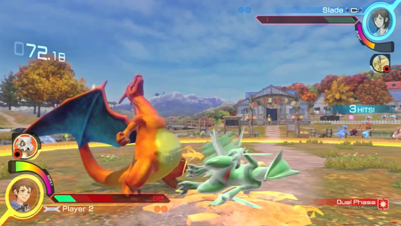 Pokken: Charizard vs Sceptile - YouTube