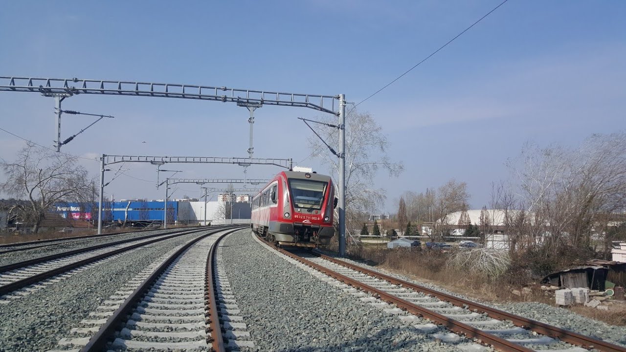 Kompanija Srbijavoz & Regio voz 5433 Sombor - Novi Sad & Brza pruga NS ...