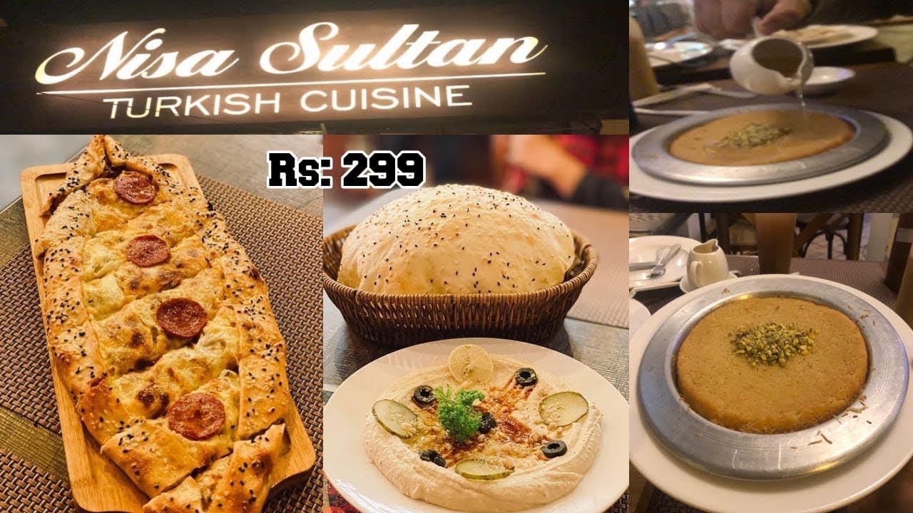 Nisa Sultan | Full mixed pide | Turkish kunefe | Hummus | JoharTown LHR ...
