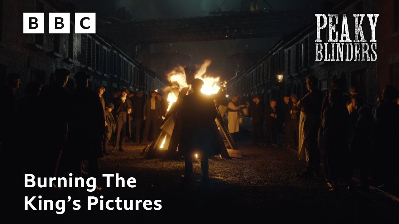 Burning The King's Pictures | Peaky Blinders - YouTube