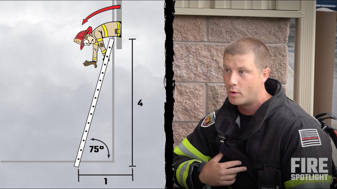 Ground Ladders - Ladder Angles | Firefighter Training - YouTube