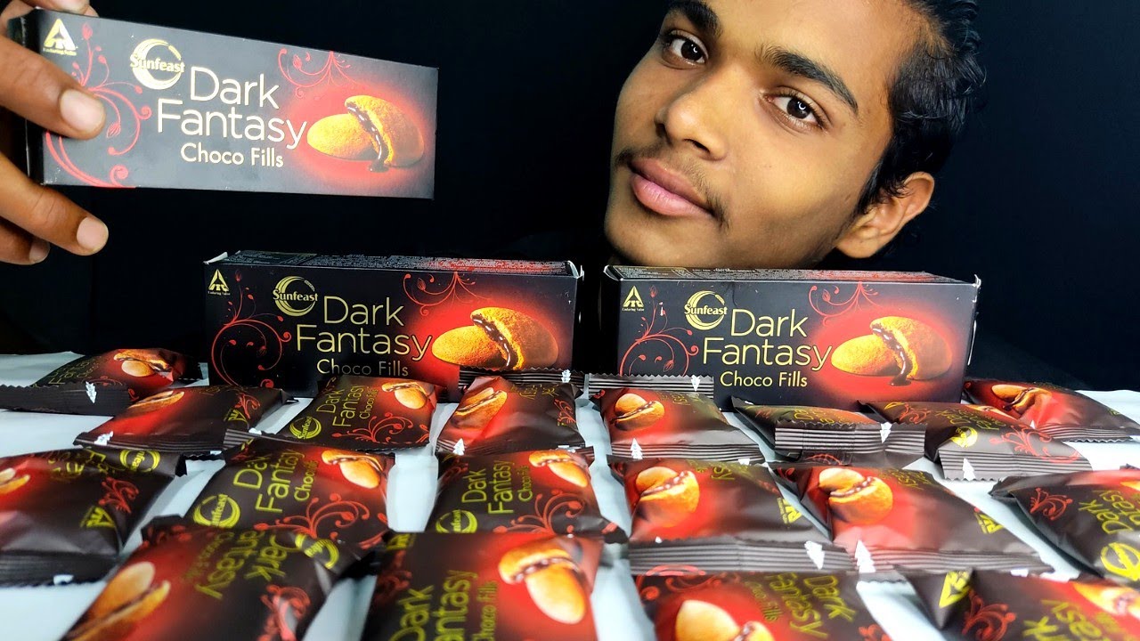 Dark Fantasy Choco Fills Eating | Chocolate Eating | Biscuit Eating ...