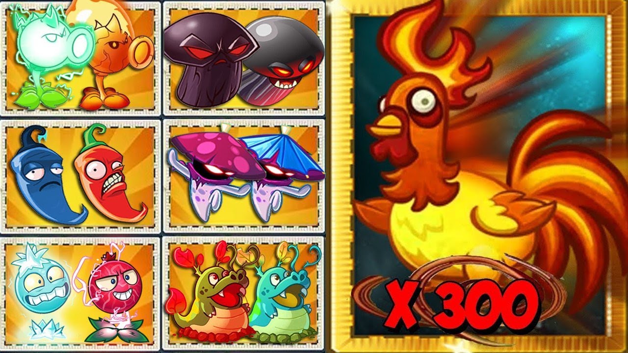 Random 50 Team Pair Plants Vs 400 Chicken Zombies - Pvz 2 Challenge ...