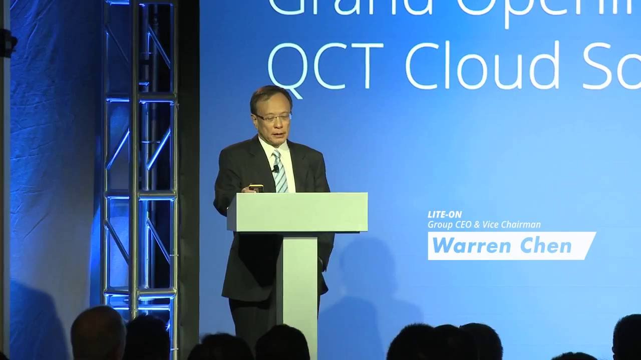 Lite On Warren Chen's Speech on QCT US Grand Opening - YouTube