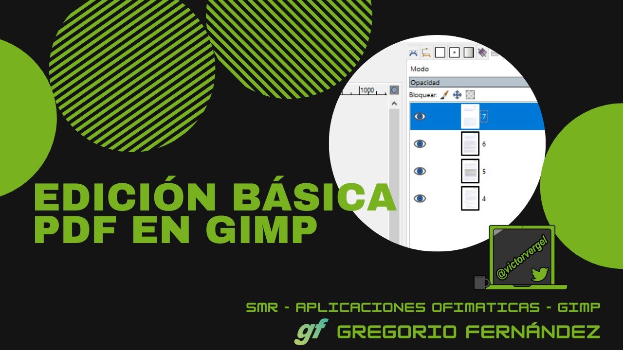 09 - GIMP - Generación de PDF con GIMP - YouTube