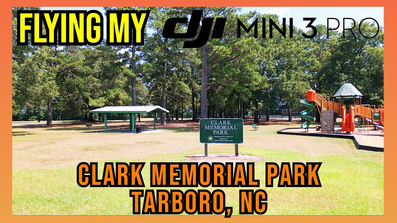 Drone footage of Clark Memorial Park in Tarboro, NC with my DJI Mini 3 ...