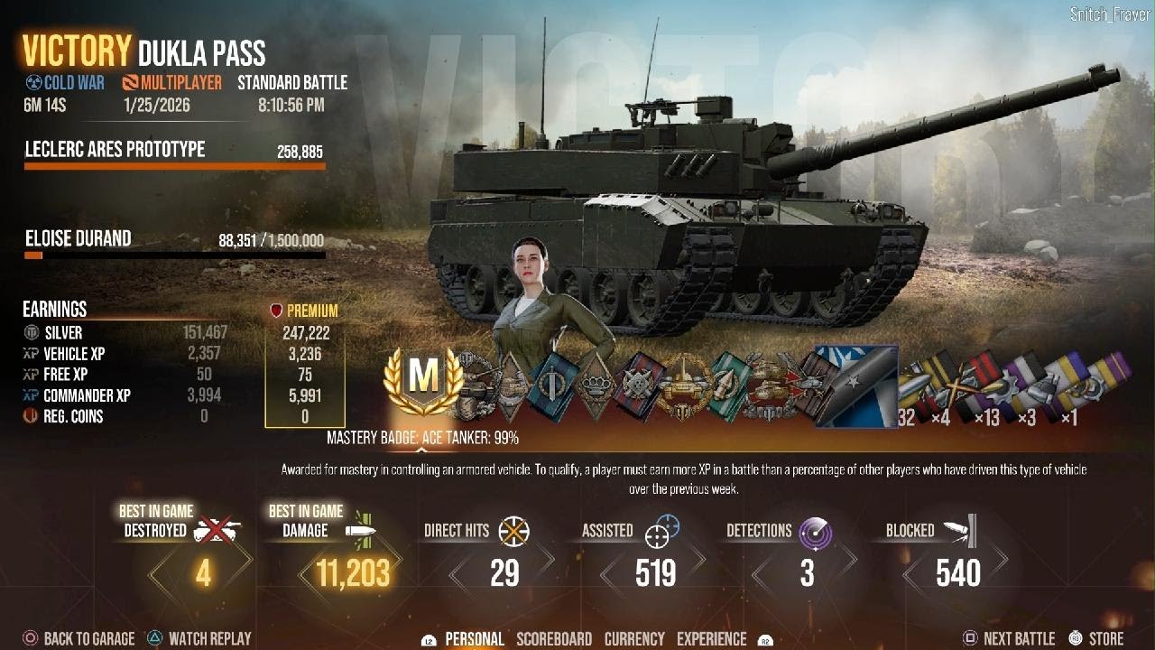 World of Tanks - Leclerc Ares (P) - 11K Damage - MVP - YouTube