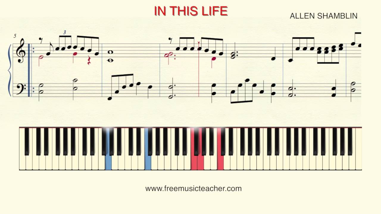 How To Play Piano: "In This Life" by Collin Raye - YouTube
