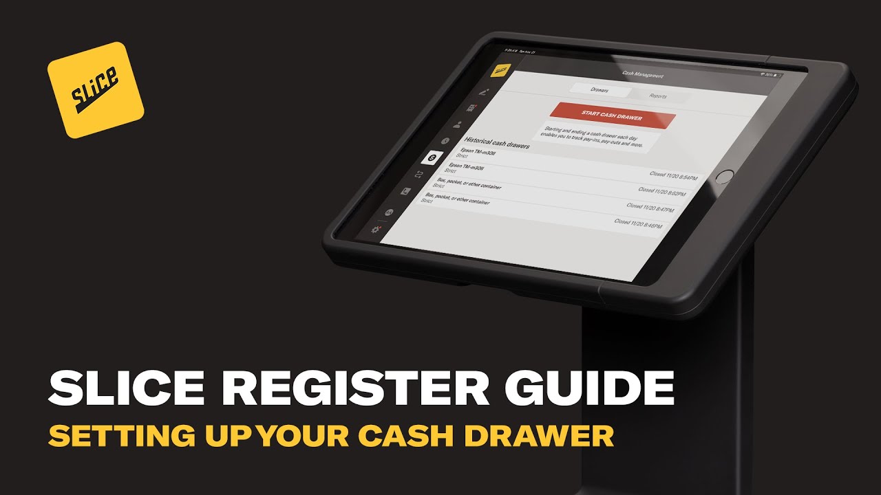 Slice Register: Setting Up Your Cash Drawer - YouTube