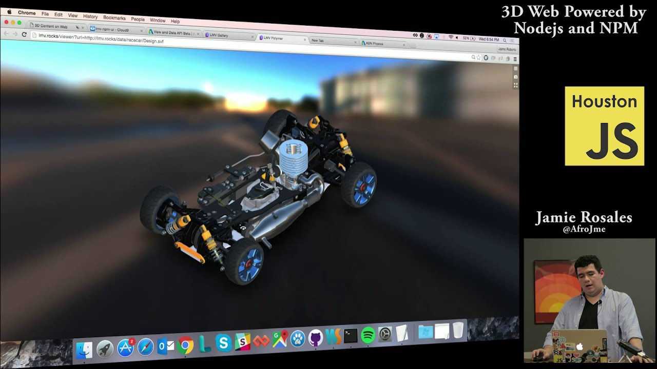 3D Web Powered By Nodejs and NPM - YouTube
