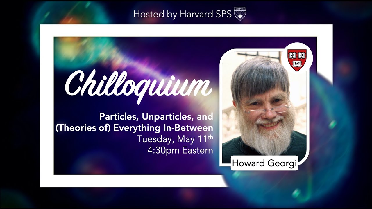 Particles, Unparticles, and (Theories of) Everything In-Between – Prof ...
