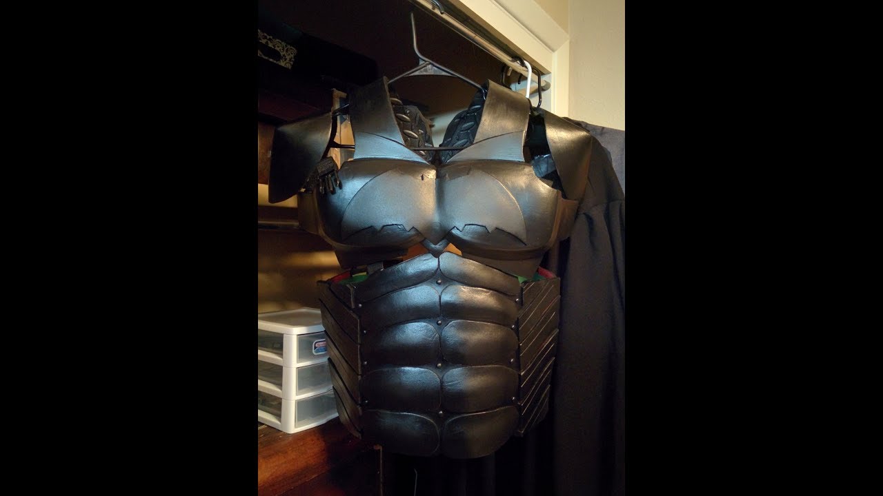 DIY Batman upper armor build tutorial part 2 - YouTube
