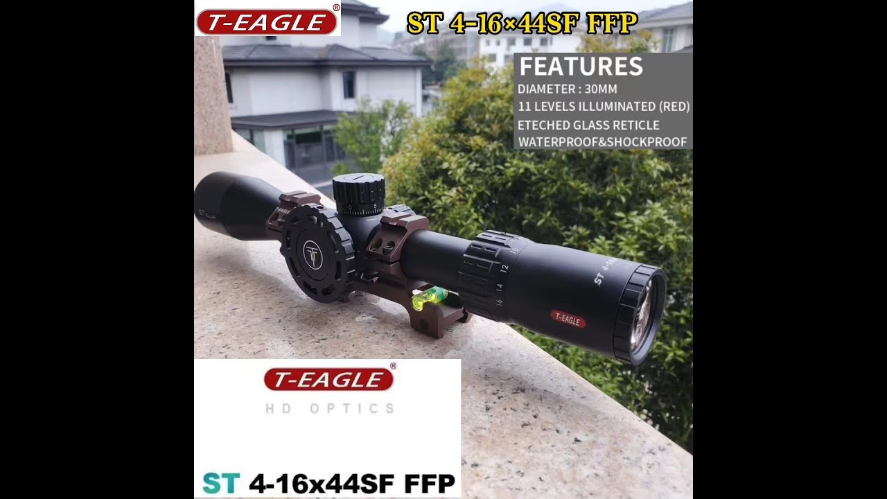 T-EAGLE ST 4-16x44 SF FFP 30mm tubeSuper texture and HD zoom - YouTube