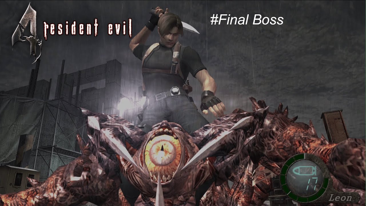 Resident Evil 4 - Final Boss FIght(Profesional) And Ending - YouTube
