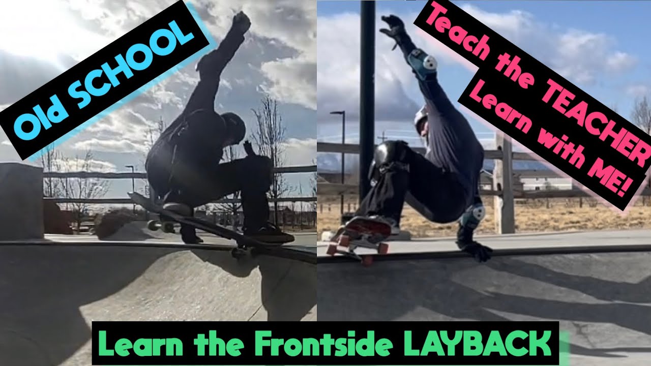 How to Frontside Layback #skateboarding - YouTube