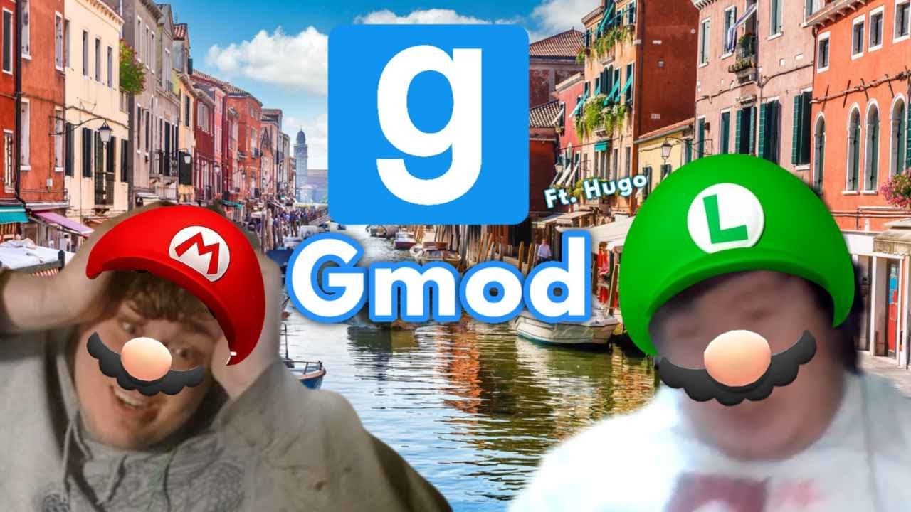 Mario & Luigi mess around in Gmod (Ft. Hugo) - YouTube