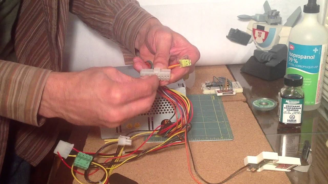 Solderless NAND PS3 Downgrade Hardware - PSU Setup - T Flasher - YouTube