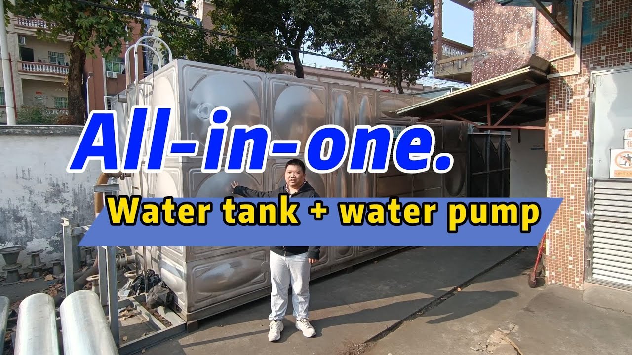 Integrated water tank and pump room.#modularwatertank #watertank # ...