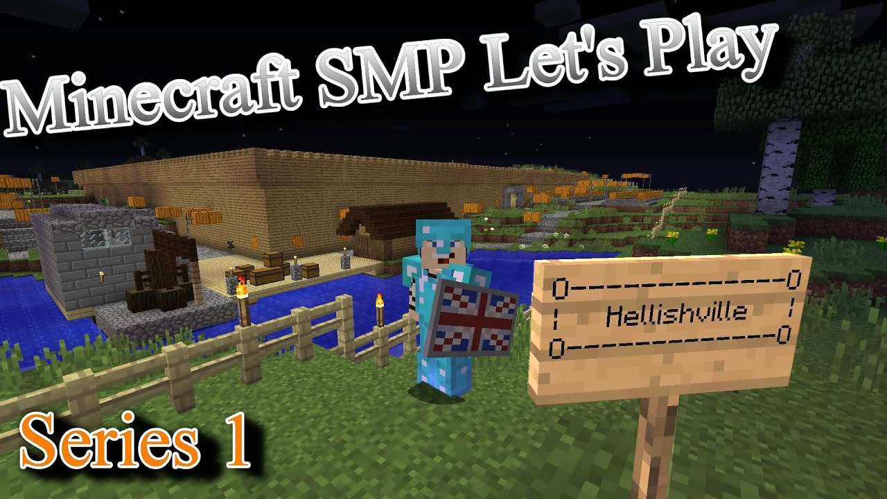 Minecraft Let's Play S1 Hellish Ville E32 - Village Lighting - YouTube