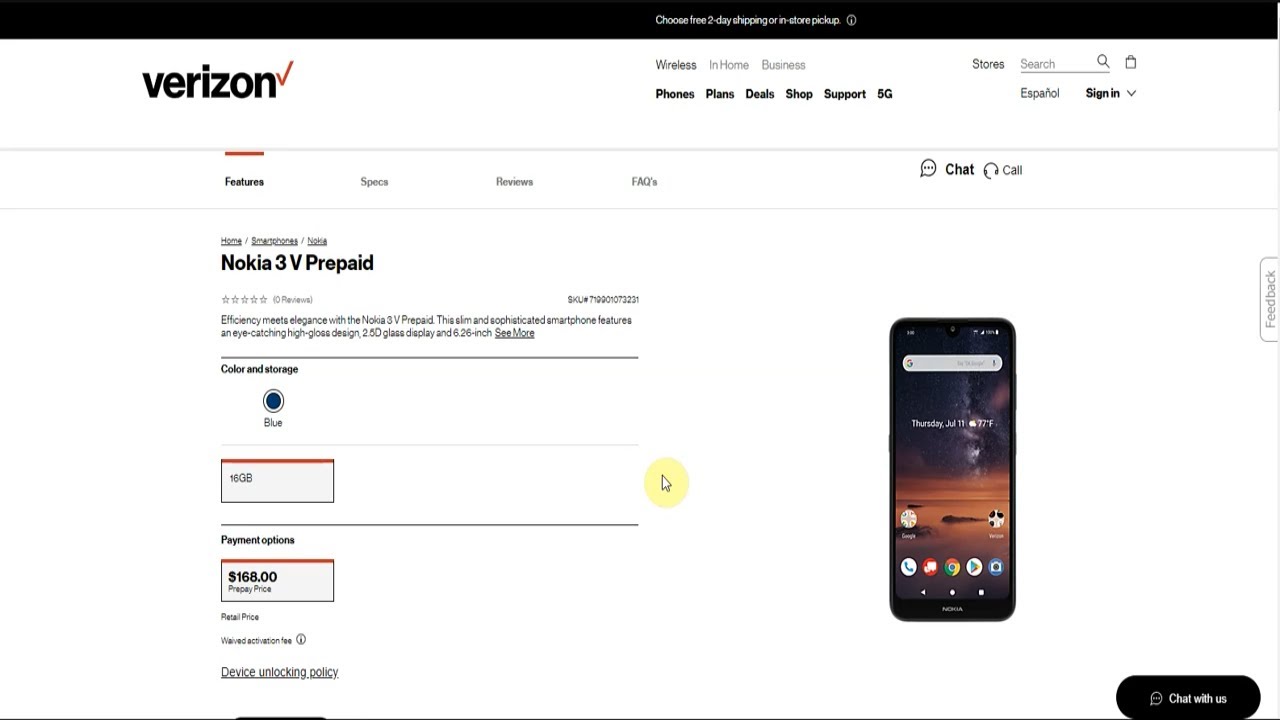 Nokia 3V | Verizon Prepaid - YouTube