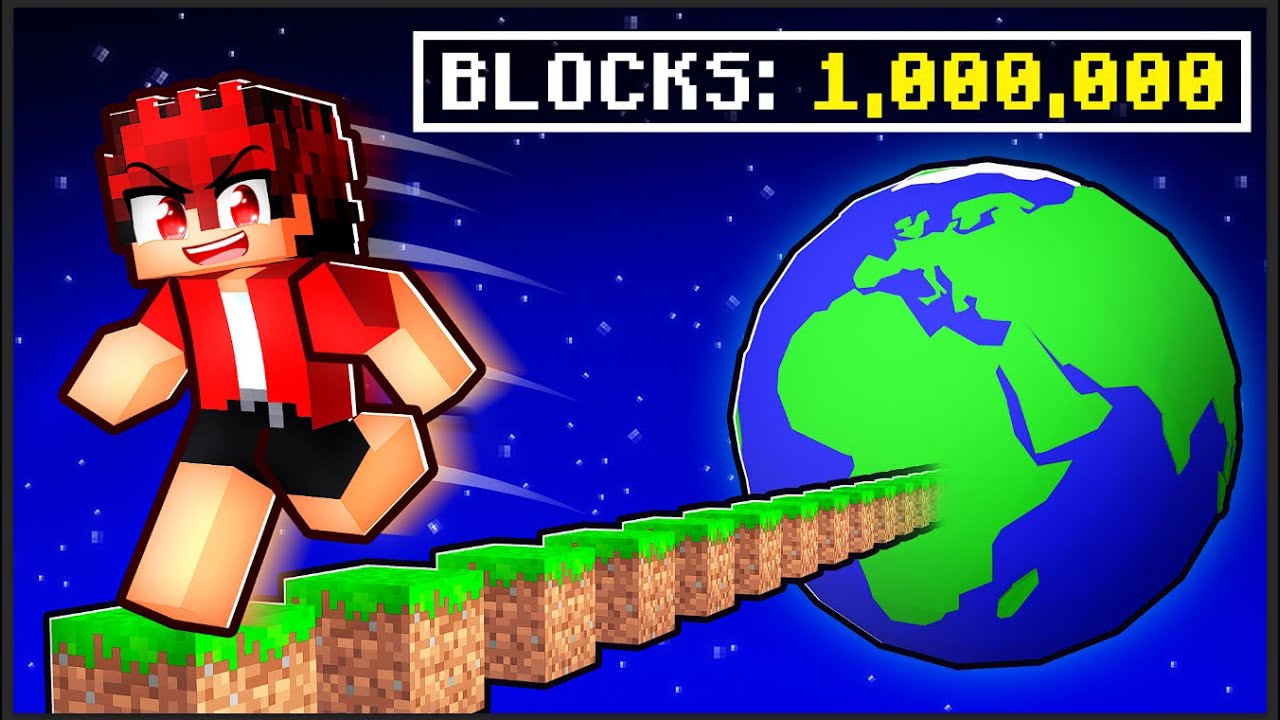 Walking 1,000,000 Blocks in Minecraft! - YouTube