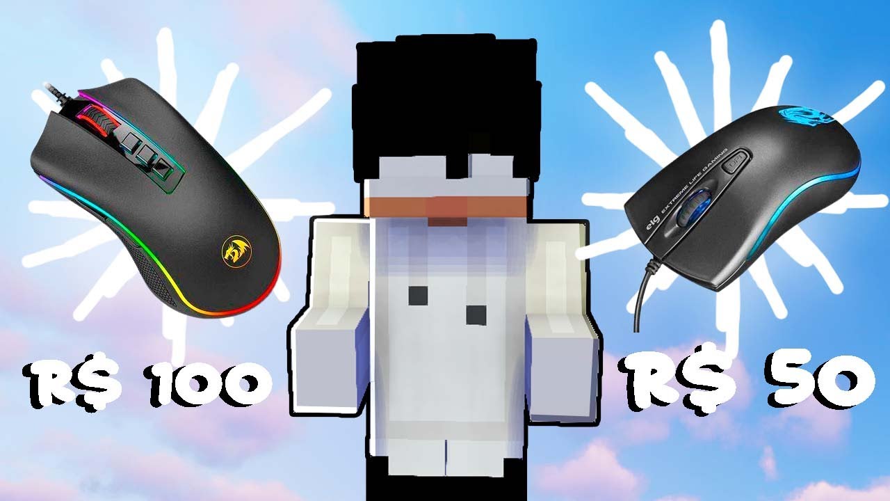 MOUSE DE 100 E DE 50 REAIS QUAL QUE É MELHOR (com webcam) - YouTube