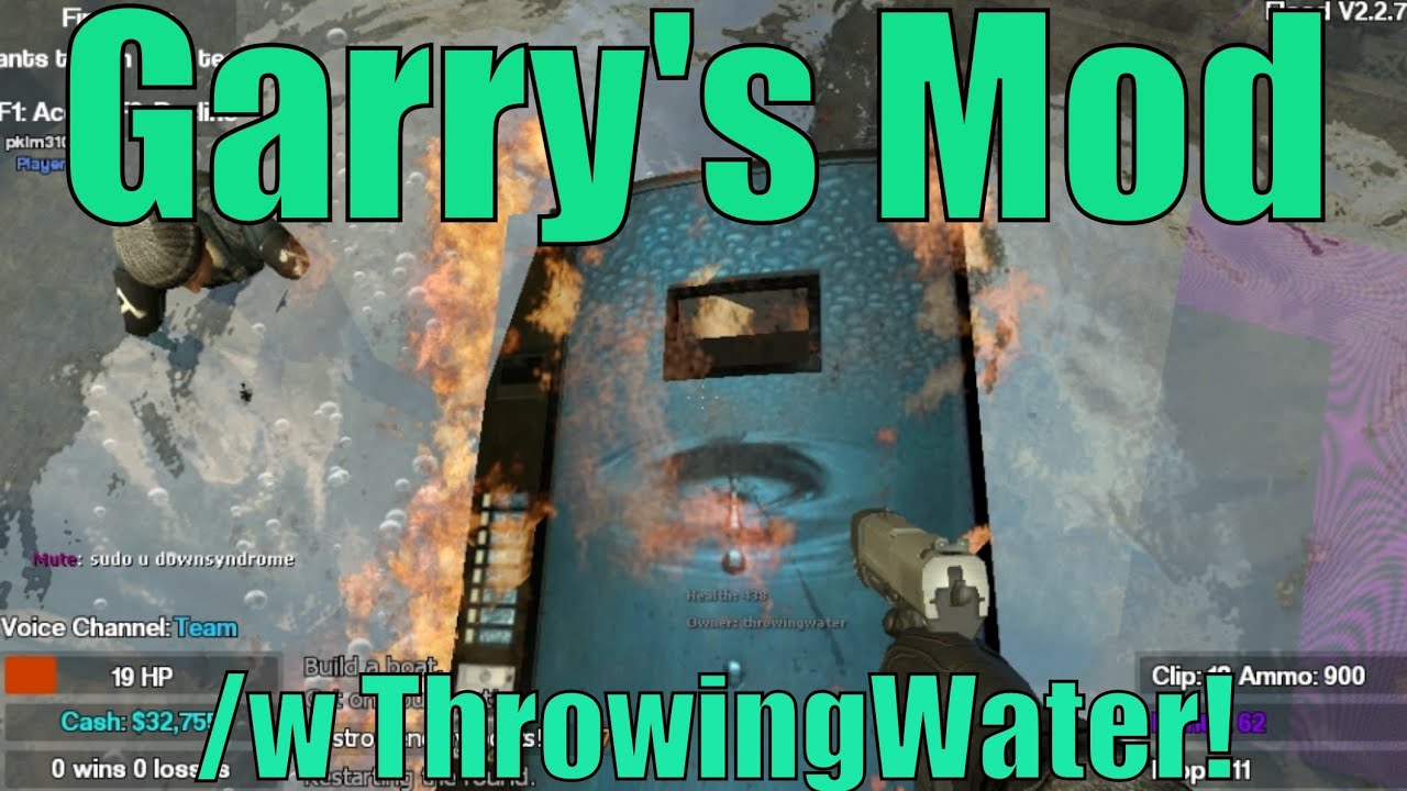 Garry's Mod: How to properly build a boat and survive a flood. - YouTube
