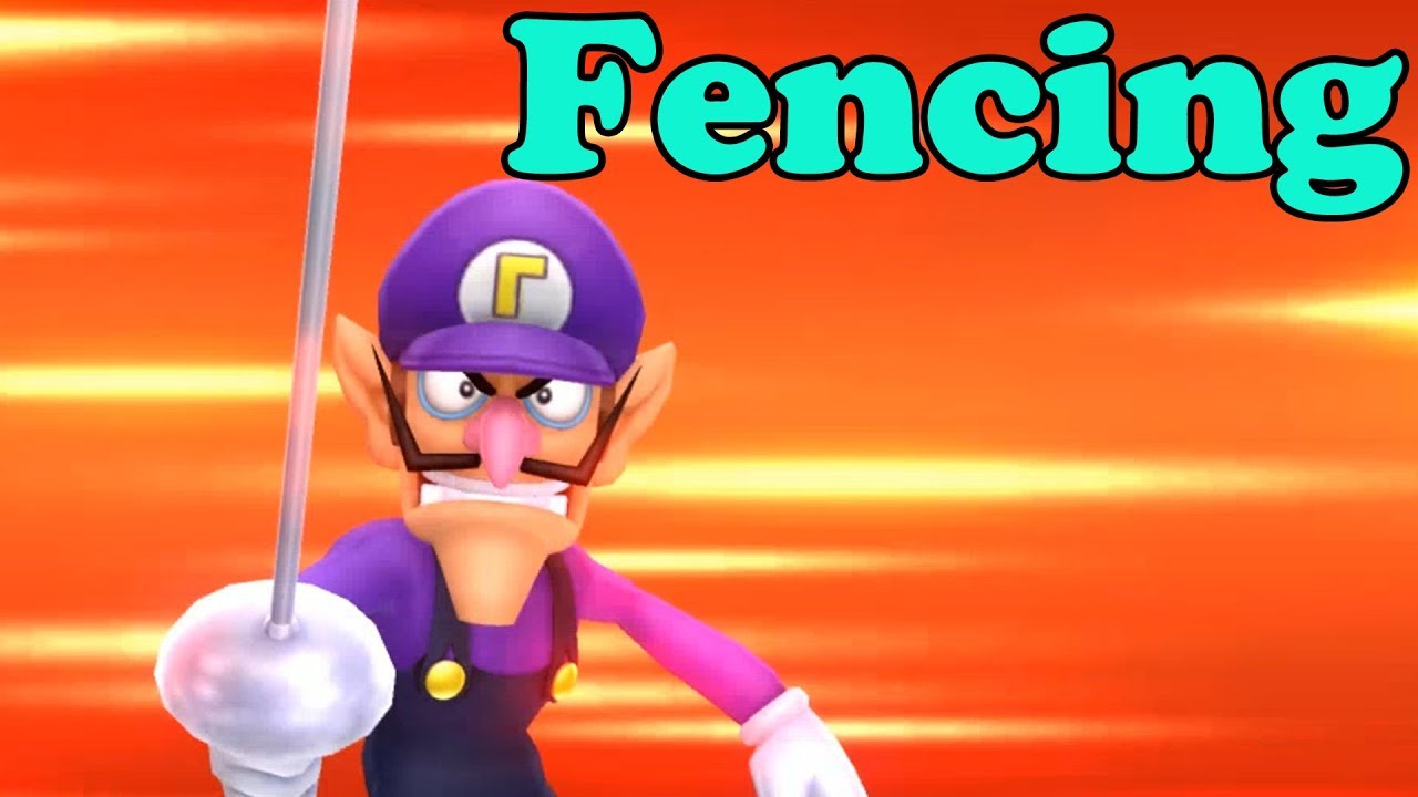 Mario & Sonic At The London 2012 Olympic Games Fencing #25 With Waluigi ...