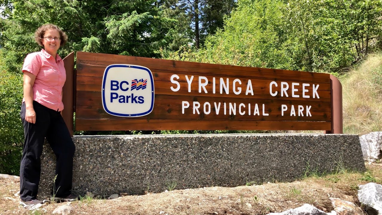 Doing a Walking Tour of the Syringa Creek Provincial Park and ...
