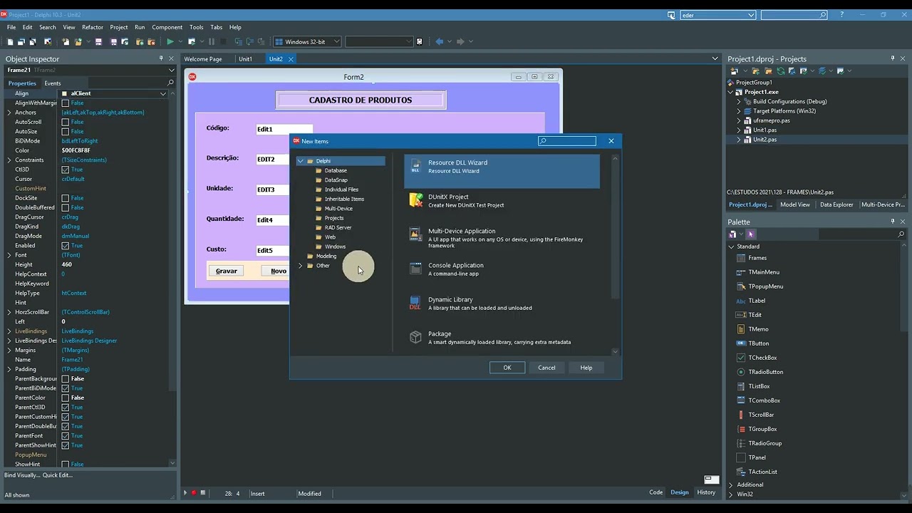FRAMES - DELPHI 10.3 - YouTube